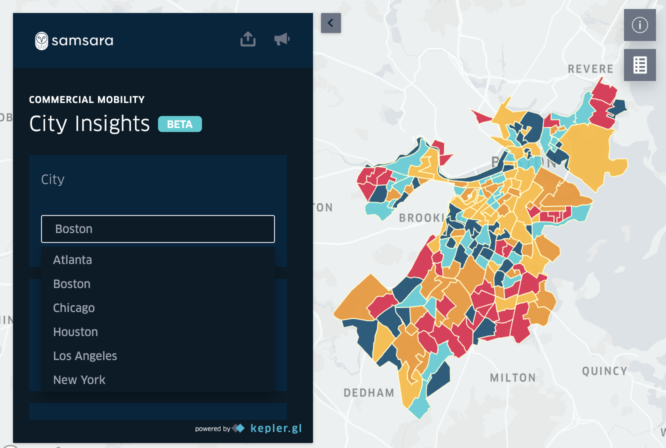 Samsara – City Insights